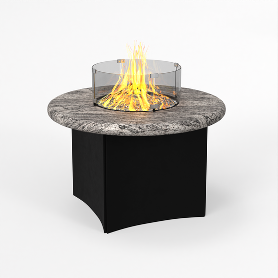 Oriflamme Mini 32 Round Granite Fire Pit Table – All Backyard Fun