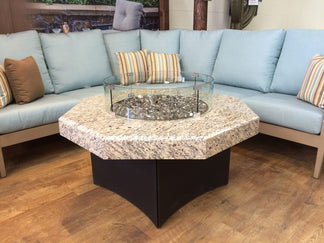 Oriflamme Gas Fire Pit Table Elegance Octagon – All Backyard Fun